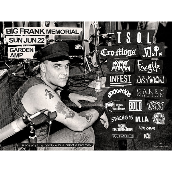 Big Frank "Memorial Show" - Poster - RevHQ.com