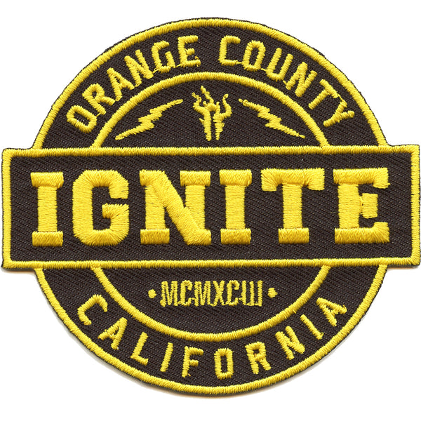 Ignite "Logo (Yellow)" - Embroidered Patch (Die Cut) - RevHQ.com